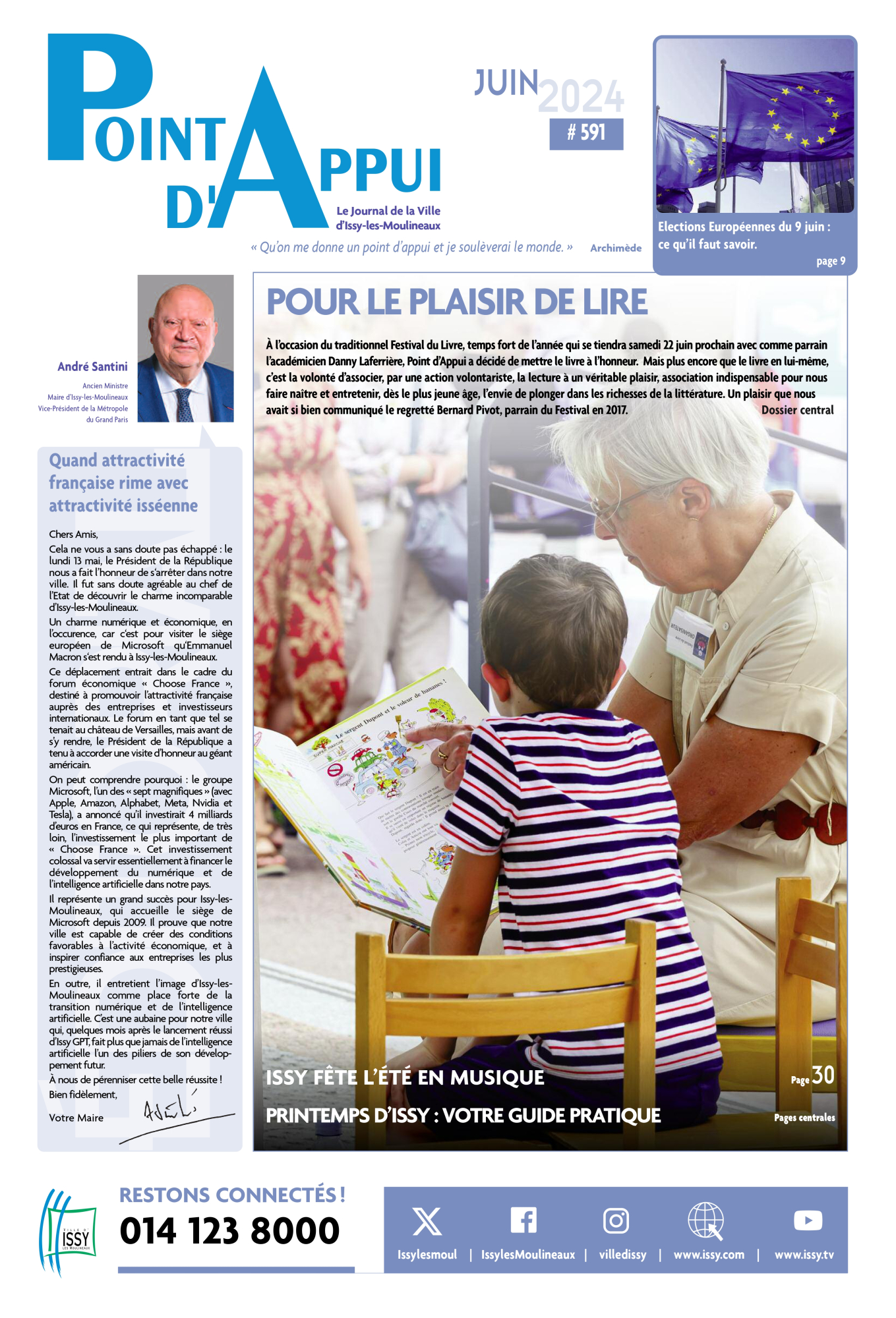 [Archive] Votre journal municipal, Point d'Appui, pour le mois de juin est en ligne ! | Issy-les ...